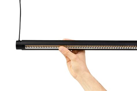 Hay Factor Linear Pendant Directional 1500 Soft Black Finnish