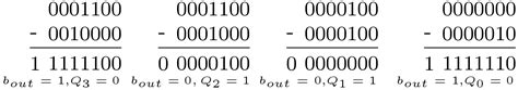 signed array divider digital system design