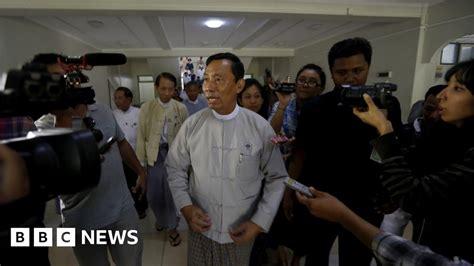 Aung San Suu Kyi Meets Ousted Myanmar Ruling Party Figure Bbc News