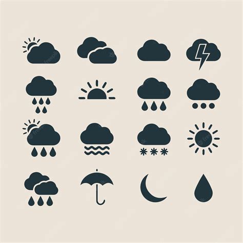 Premium Vector Weather Forecast Vector Image Design