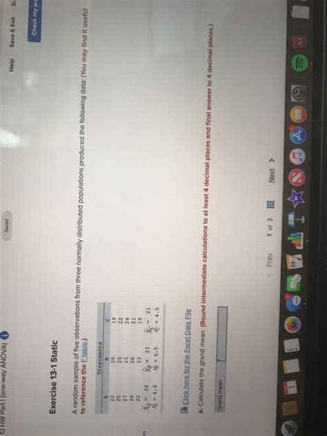 solved help save and exit su 13 hw part i one way anova