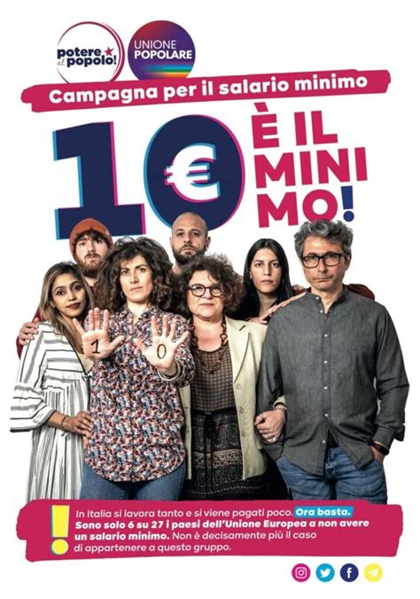 Salario Minimo Legale Dove Firmare Per La Proposta Di Legge Reportpistoia