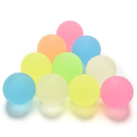 10pcsset Colorful Bouncing Ball Solid Bounce Toy Vicedeal
