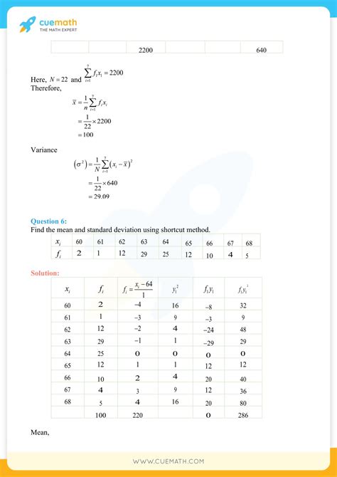 Ncert Solutions For Class 11 Maths Chapter 15 Exercise 15 2 Statistics