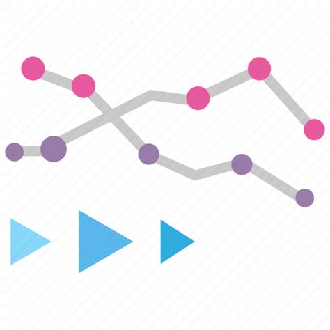 Analytics Data Flow Process Statistics Variability Icon