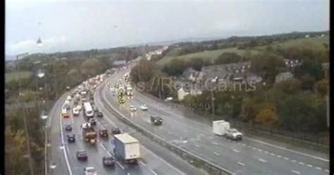 Live M6 Traffic As Crash Causes Huge Tailbacks And Five Miles Of