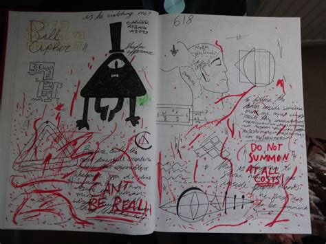 Gravity Falls Journal Replica Bill Cipher By Gravityfalls08 On Deviantart