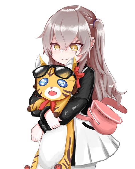 Ump45 With A Cute Kat R Girlsfrontline