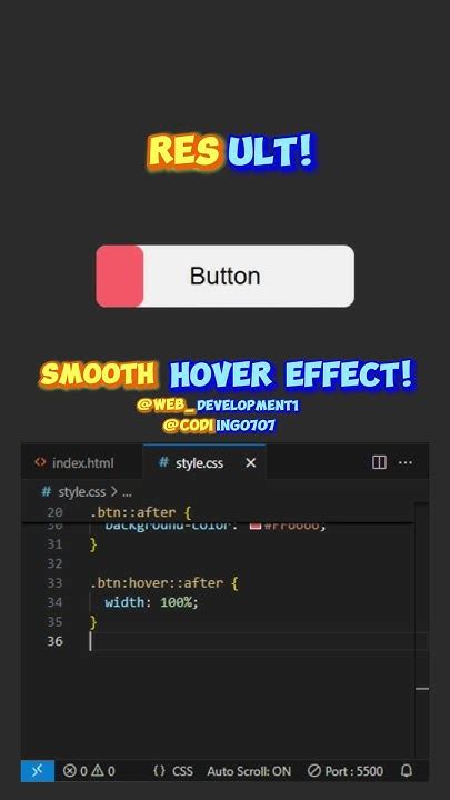 💡 smooth button hover effect css magic 🎭 youtube