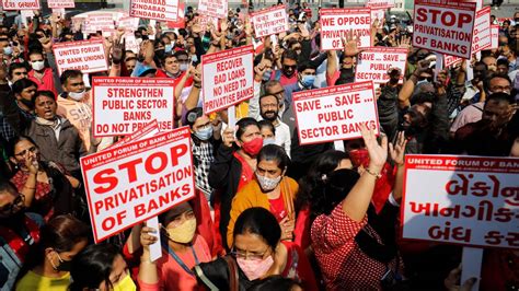Bank Strike Day 2 Services Hit Across India Sbi Pnb Other Banks
