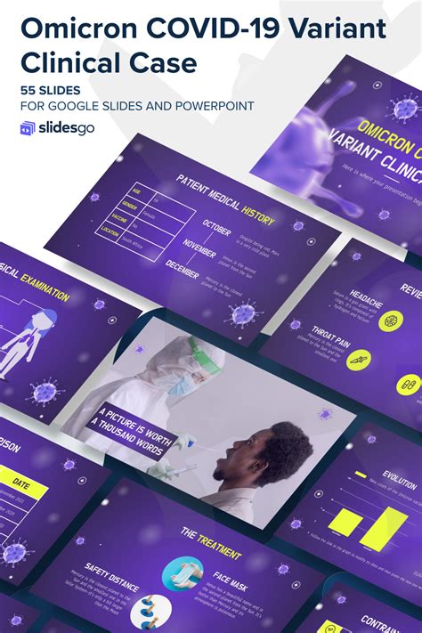 Omicron COVID Variant Clinical Case Google Slides PPT