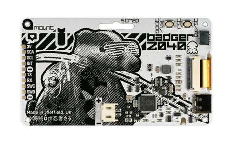 Badger 2040 Is A Programmable E Ink Display Powered By Raspberry Pi