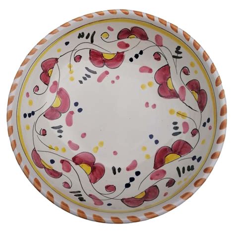Linea Ristoranti Coppa Ciotola Piatto Fondo Fondina Ceramica Di Vietri