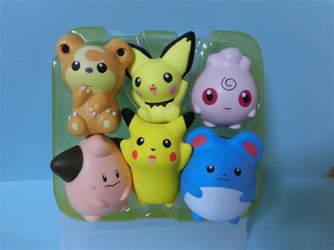 【anaポケモンジェット ふわふわふぃぎゅあセット】ピカチュウ・ピィ・マリル・ヒメグマ・ピチュー・ププリン：未使用品：難有品：開封品の落札情報
