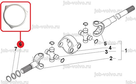 Передний мост Case 570T, 570ST: Фигурная шайба на ступичную полуось ...
