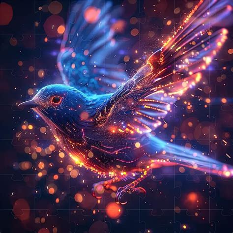 Premium Photo A Colorful Bird Flying Through The Air
