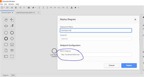 Bpmn How To Deploy A Camunda Modeled Diagram Into Camunda Tomcat Stack Overflow