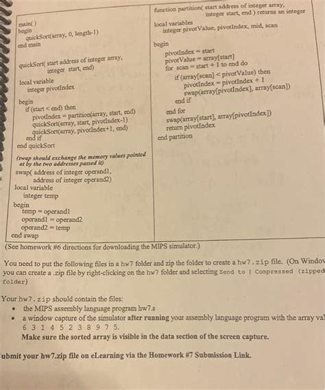 solved homework 7 computer organization due november 11