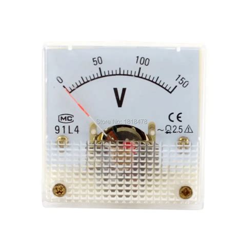 91l4 Ac 0 150v Analog Panel Volt Voltage Meter Voltmeter Gauge Ac 0