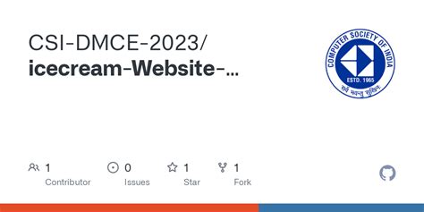 Github Csi Dmce 2023icecream Website Django Hacktoberfest 2023