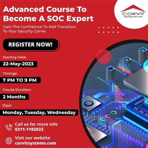 Corvit Systems Karachi On Linkedin Soc Socanalyst Soccourse Corvit Corvitsystemskarachi