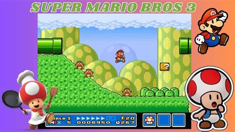 Super Mario Bros 3 Mundo 1 2 Youtube
