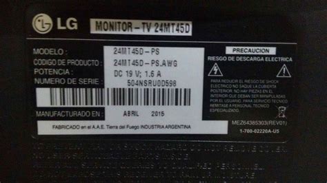 Problema Pantalla Blanca Monitor TV LG YoReparo