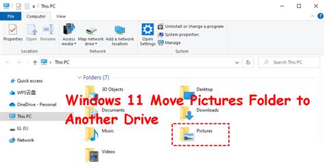 Windows Move Pictures Folder To Another Drive