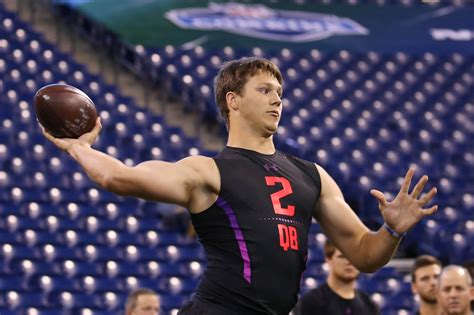 The Buffalo Bills Select Josh Allen Seventh Overall In The 2018 Nfl