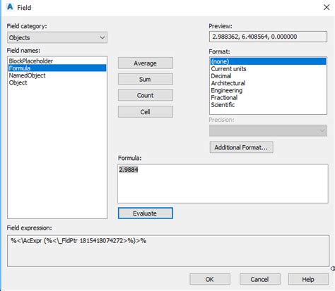 Adding Block X Y Position In Formula Autodesk Community