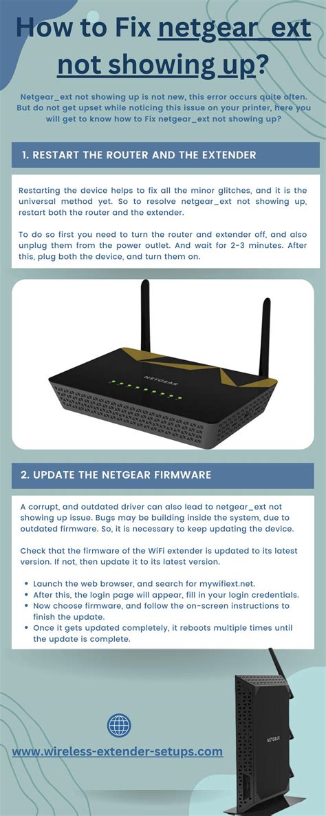 netgear ext not showing up resolve connectivity issues by tonyausstin