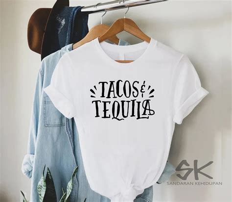Taco And Tequila Shirt Cute Taco T Shirt Funny Taco Lovers Etsy
