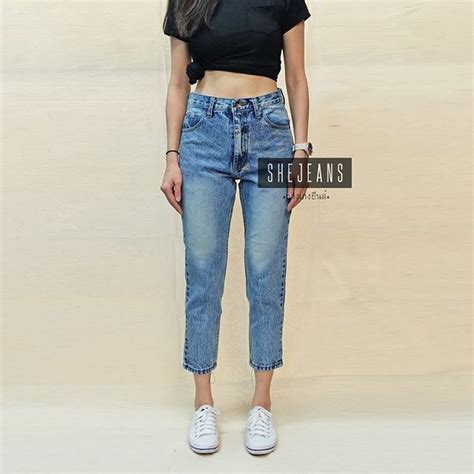 กางเกงยีนส์ทรงบอยกระบอกเล็ก ทรงดีมาก Sheisjeans Thaipick