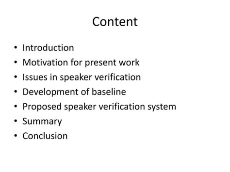 development of voice password based speaker verification system ppt