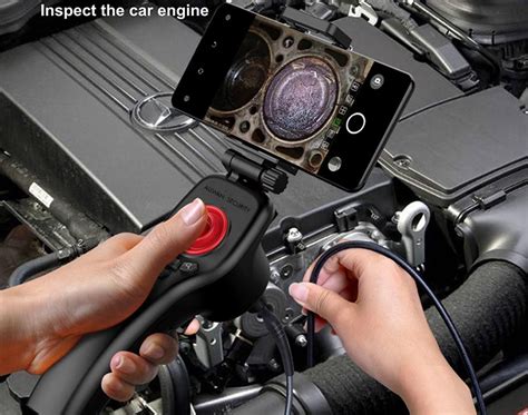 ALLWAN Endoscope Handle Connection Compatible Android IOS Smartphone IPhone Samsung