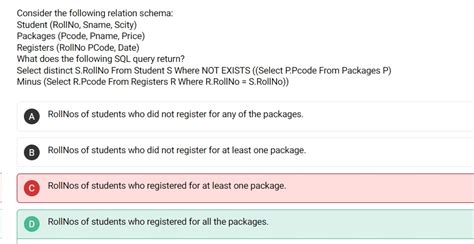Databases Please Explain This Sql Question And How Do We Get The Answer
