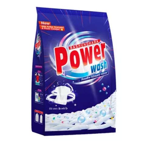 Bashundhara Power Wash Synthetic Detergent Powder 1 Kg