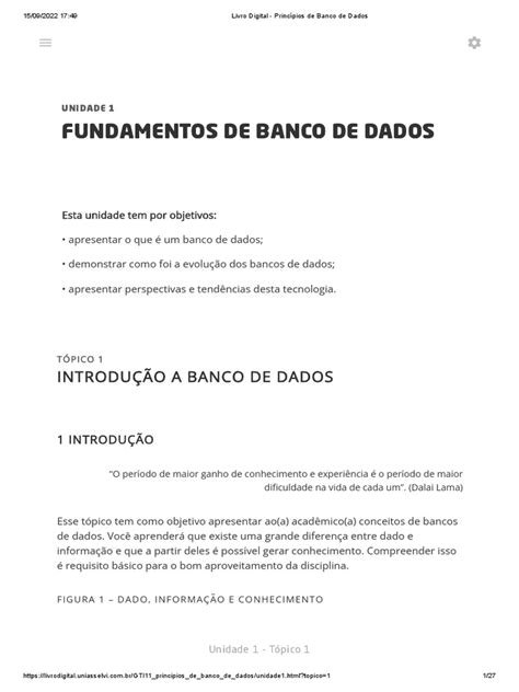 Livro Digital Princípios De Banco De Dados Pdf Postgre Sql
