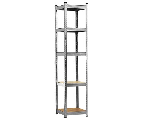 Scaffale Modulare A 5 Ripiani Regolabili 180x40x40cm 175kg O91