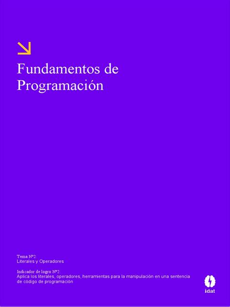 Tema 2 Fundamentos De Programacion Descargar Gratis Pdf División