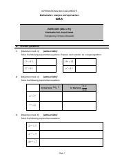 Master Exponential Equations Practice Questions And Solutions Course Hero