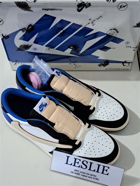 J1 Low Og Travis Scott X Fragment On Carousell