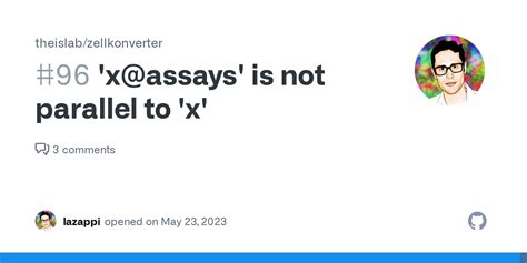 Xassays Is Not Parallel To X · Issue 96 · Theislabzellkonverter