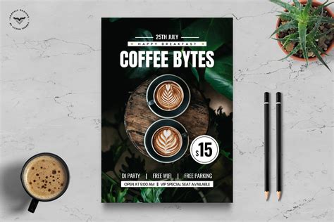 Coffee Flyer Template Flyer Templates ~ Creative Market