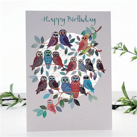 Owl Card Etsy