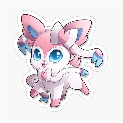Pokemon Water Resistant Sylveon Sticker In 2023 Disney Stickers
