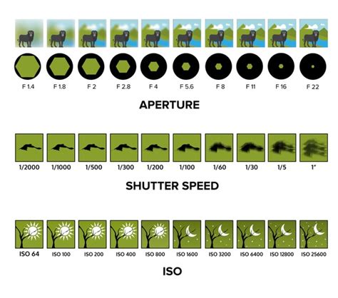 Shutter Speed Chart For Digital