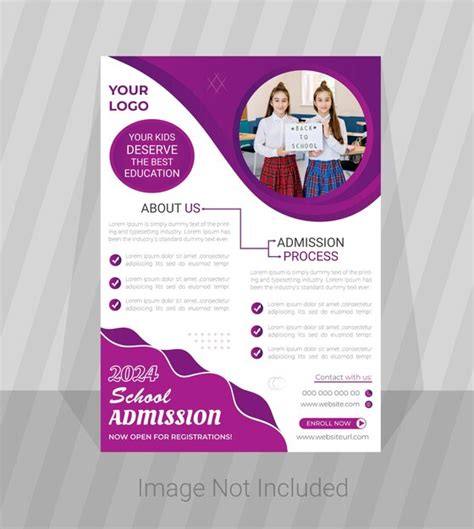 대학을 위한 교육 포스터 템플릿 디자인 프리미엄 벡터