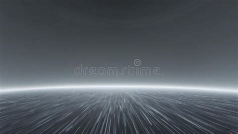 Realistic Image Of A Grey Gravitational Field Ai Generated Stock