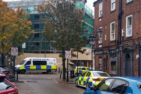 Police Take Action In Doncaster City Centre Incident